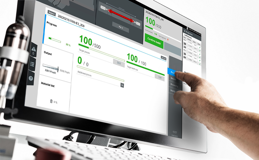 The new Machine Dashboard: Komax HMI, radically customized | Komax