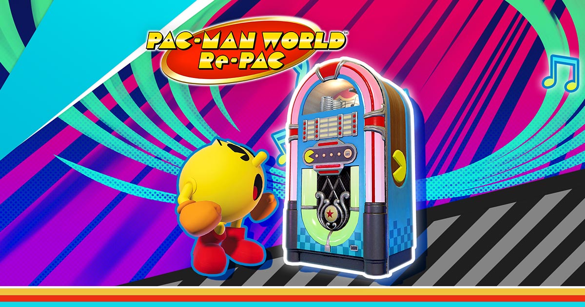 PAC MAN WORLD Re-PAC introduces Jukebox & Chrome Noir Chogokin Paid DLC ...