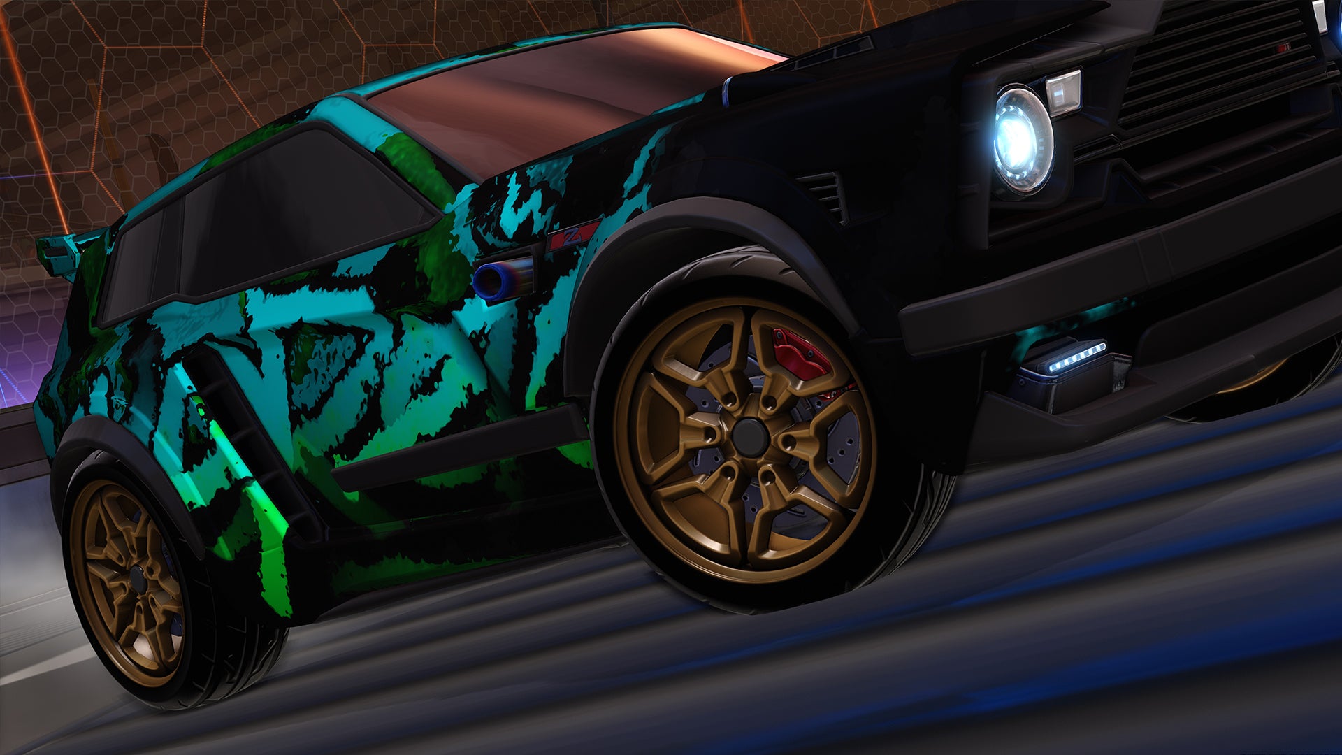 Geht mit Sovereign Krew: Aftermarket in Rocket League euren eigenen Weg