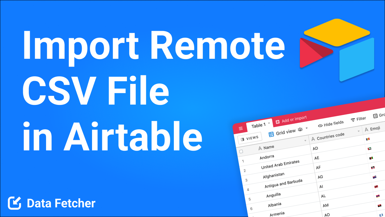 How To Import A Remote Csv File In Airtable 