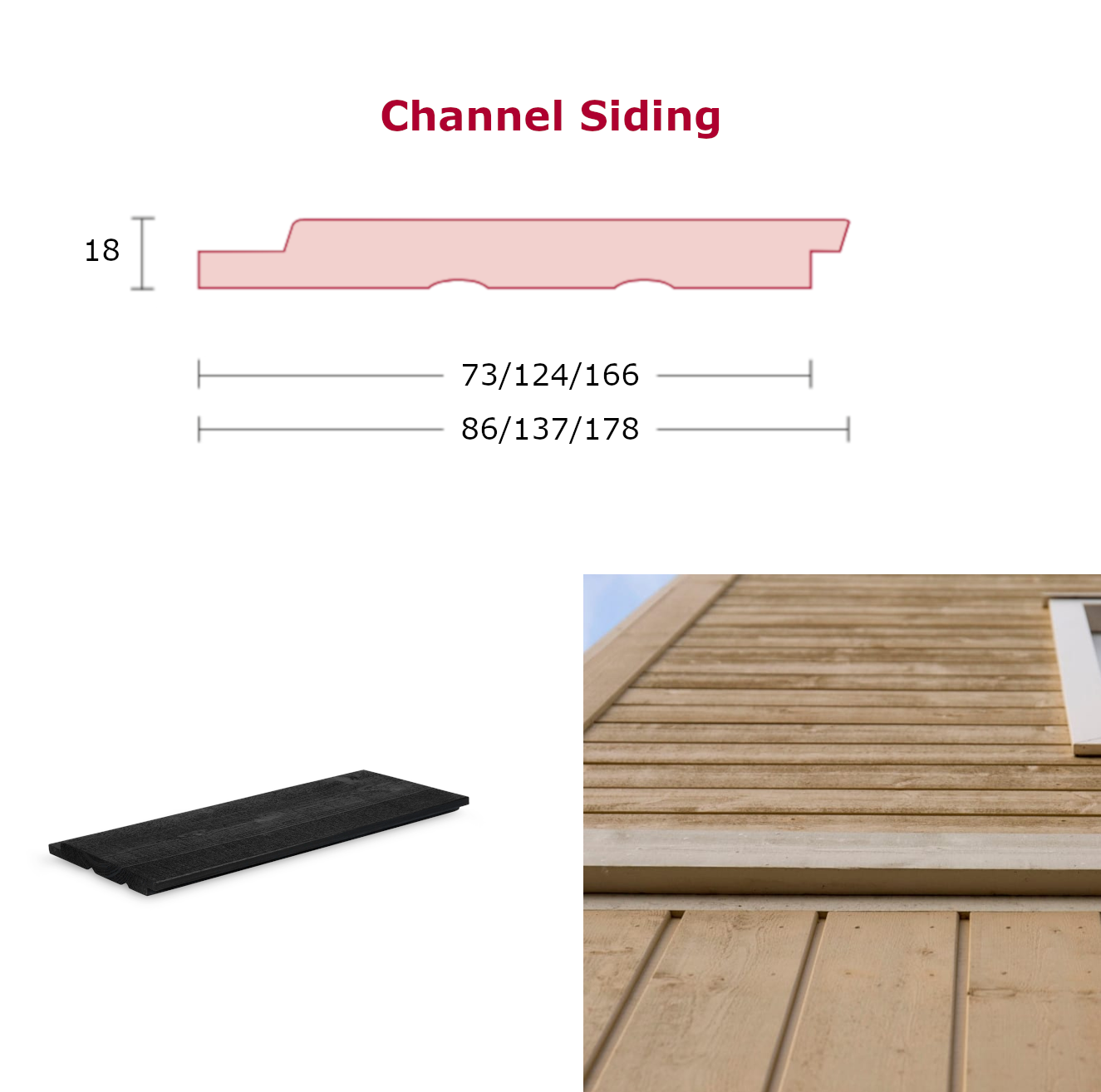 Cape Cod Channel Siding houten gevelbekleding