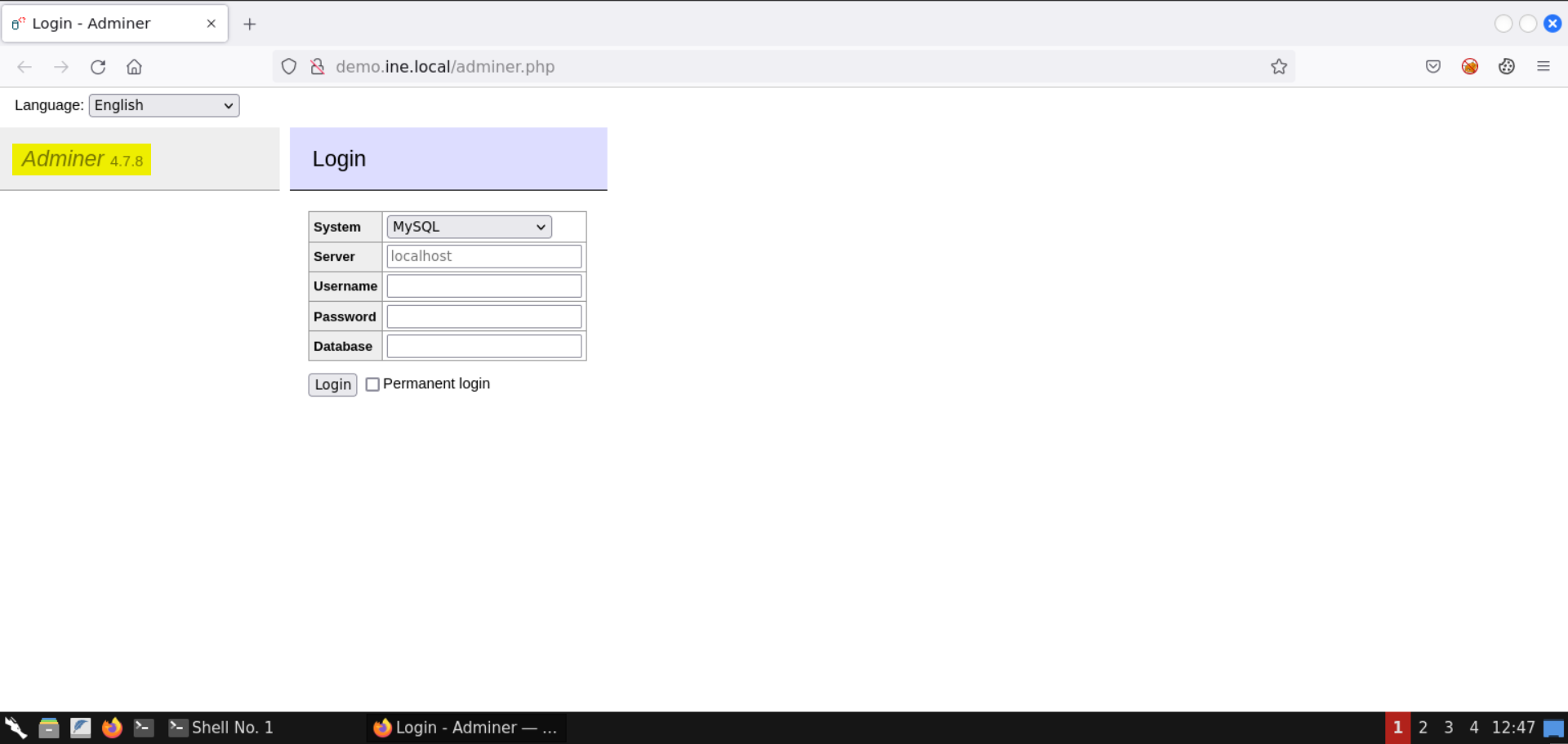 Adminer SSRF Vulnerability (CVE-2021–21311)