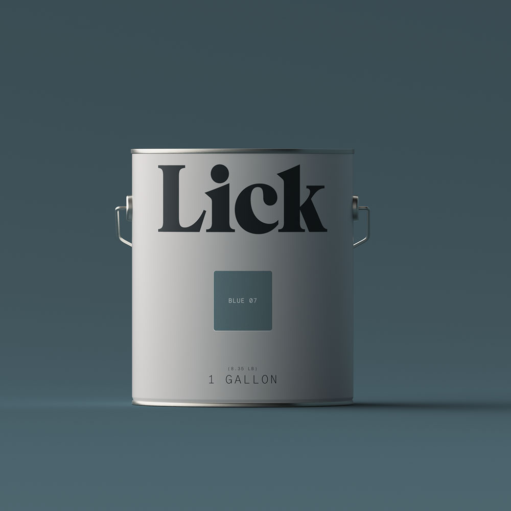 Blue 06: Deep Slate Blue Paint - Matt Interior Paint | Lick