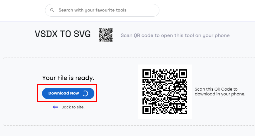 How to convert VSDX TO SVG