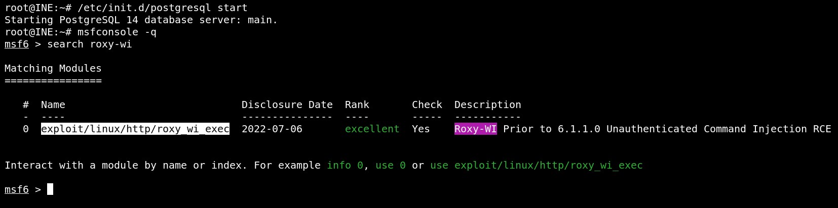 Lab Walkthrough - Roxy-WI Unauthenticated Remote Code Executions