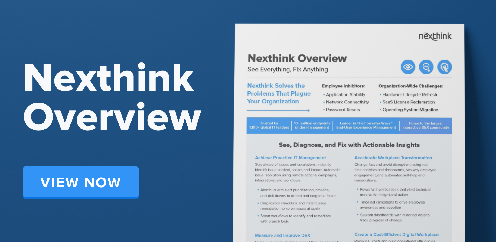 Nexthink Overview | Nexthink