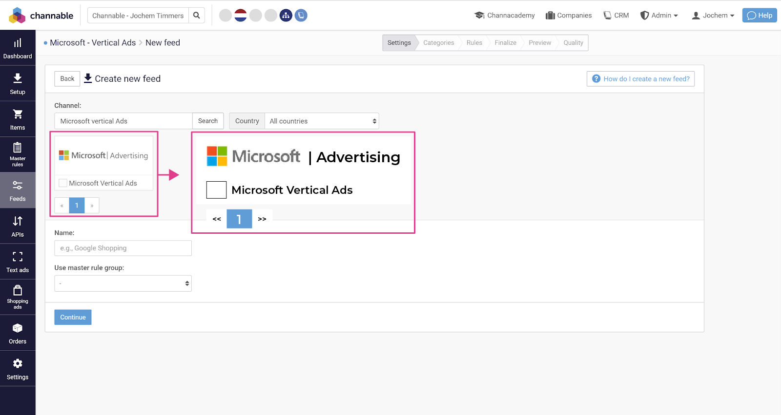 Microsoft Vertical Ads: How to use them with Channable