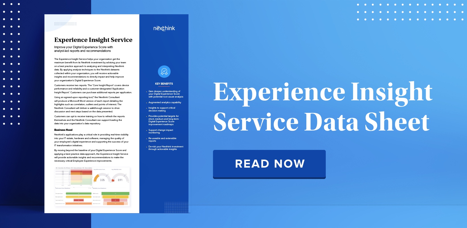 Experience Insight Service | Nexthink