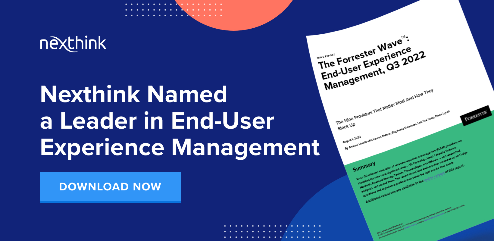 Nexthink named a Leader in End User Experience Management | Nexthink