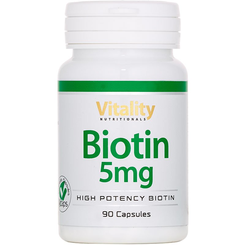 Acheter des gélules de Biotine - Biotine 5mg (5000 mcg) – VitaminExpress