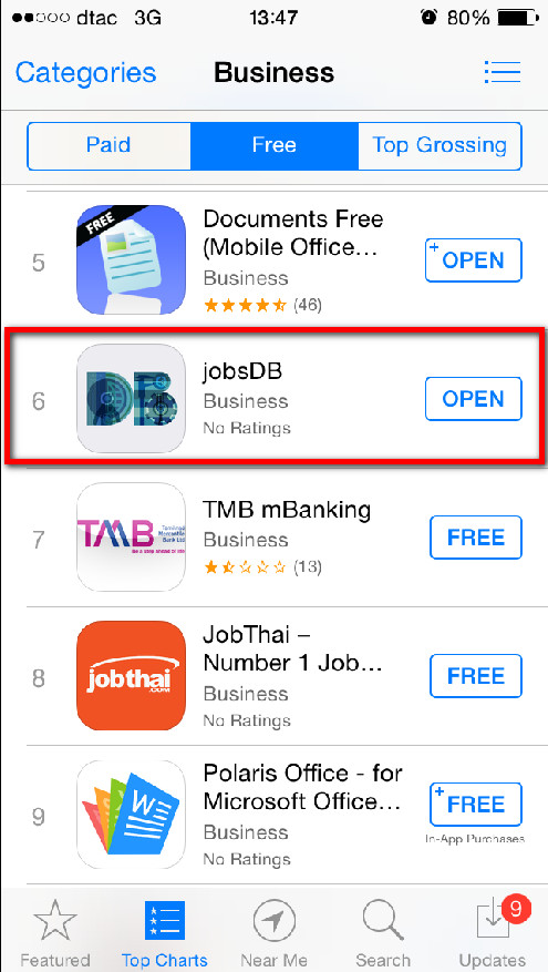 jobsdb Mobile App อันดับ 1 ยอดดาวน์โหลดสูงสุด ทั้งบน iOS และ Android ...