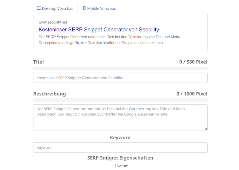 SERP-Snippet: Erklärung, Bestandteile & Optimierung eines Google ...