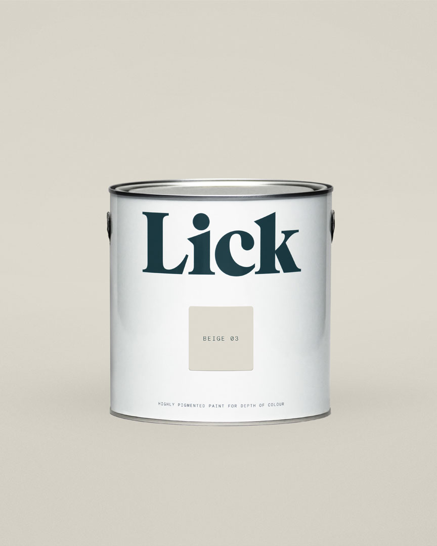 Beige 03: Earthy Beige Paint - Eggshell Paint | Lick