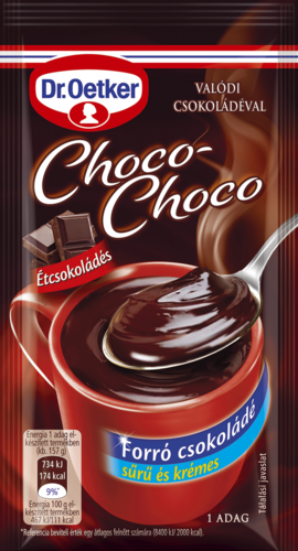 Choco-Choco forró csokoládé étcsokoládés - Forró csokoládé | Dr. Oetker