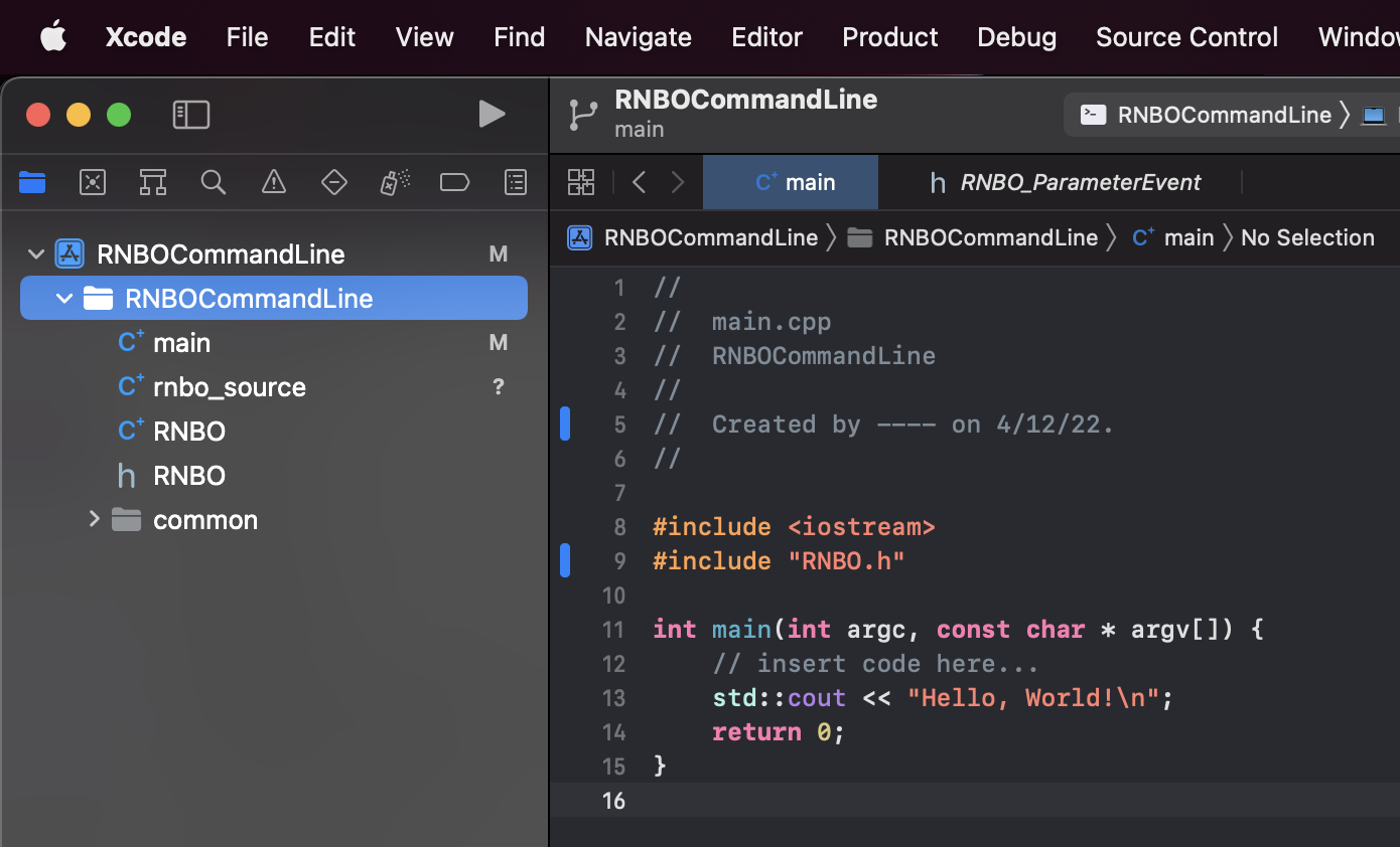 How to Include RNBO in Your C++ Project | Cycling '74