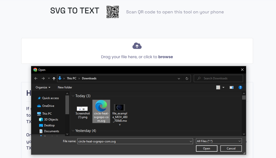 Convert SVG to Text | Online and Free - convertor tools?