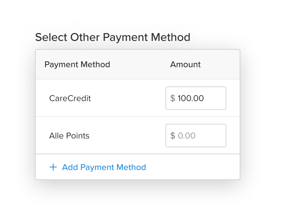 Create New Payment Methods