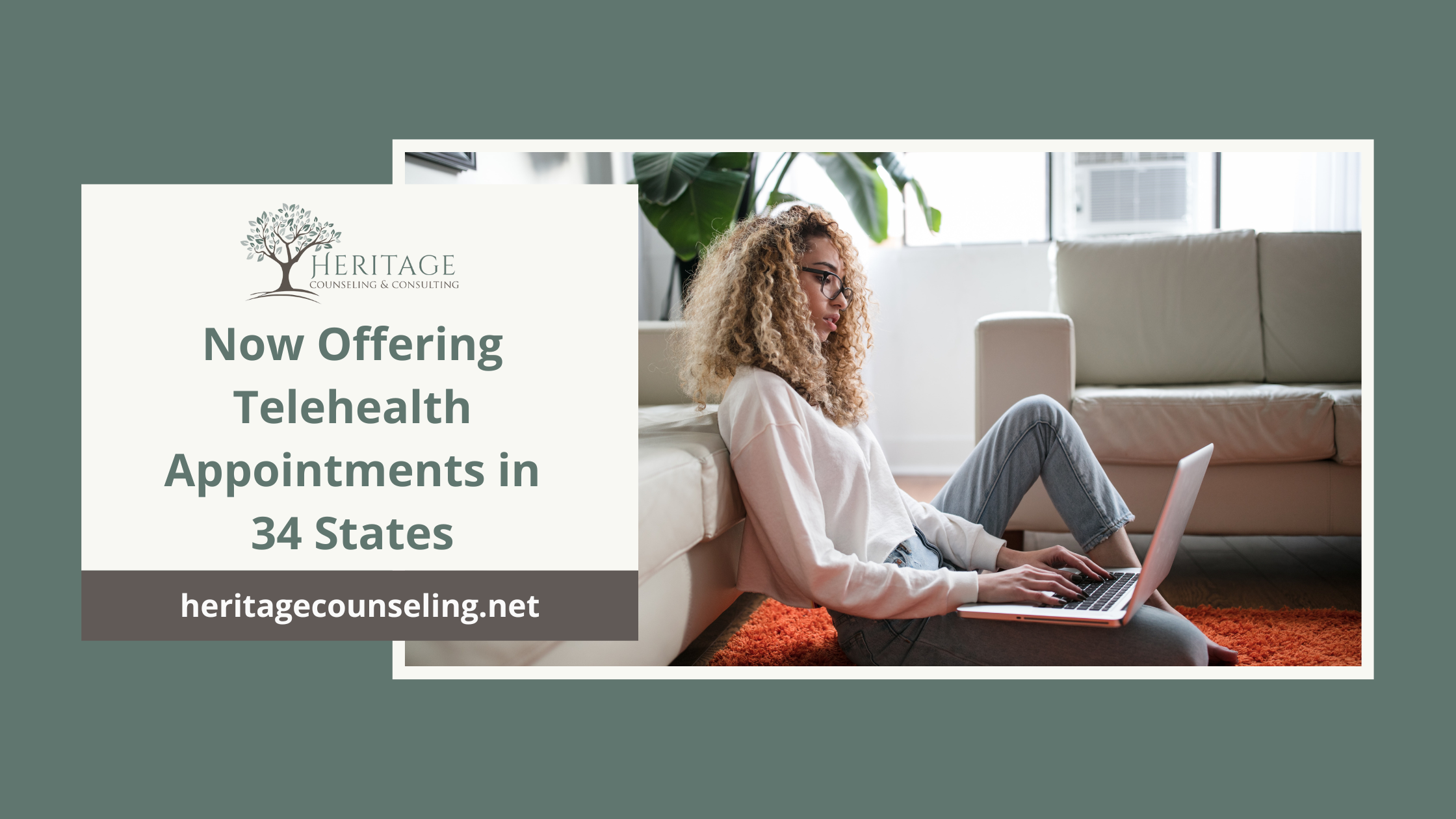 Telehealth Therapy is Now Offered in 34 States
