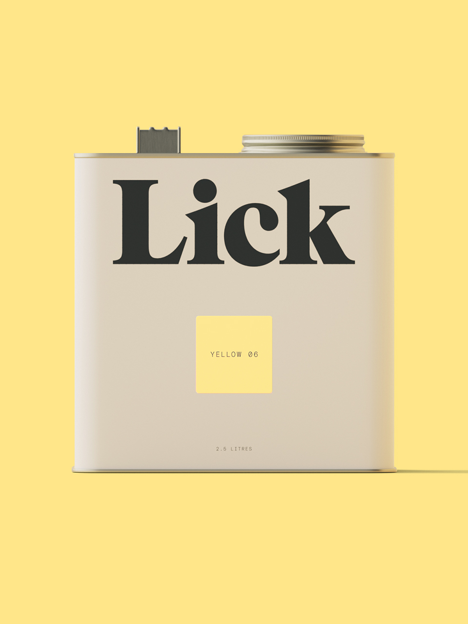 Yellow 06: Daffodil Yellow Paint - Matt Emulsion Paint | Lick