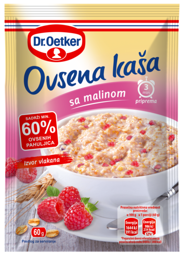 Ovsena kaša sa malinom - Proizvoda