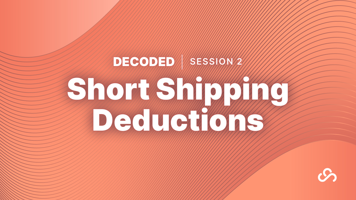 Short Shipping Deductions - SupplierWiki