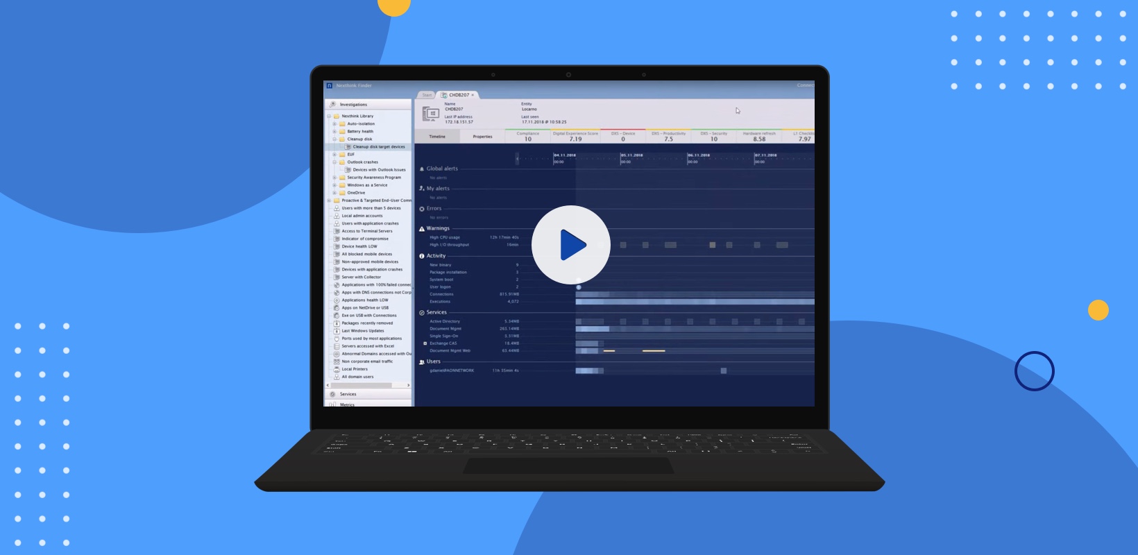 ServiceNow Integration: Log incidents directly with Nexthink | Product Demo | Nexthink