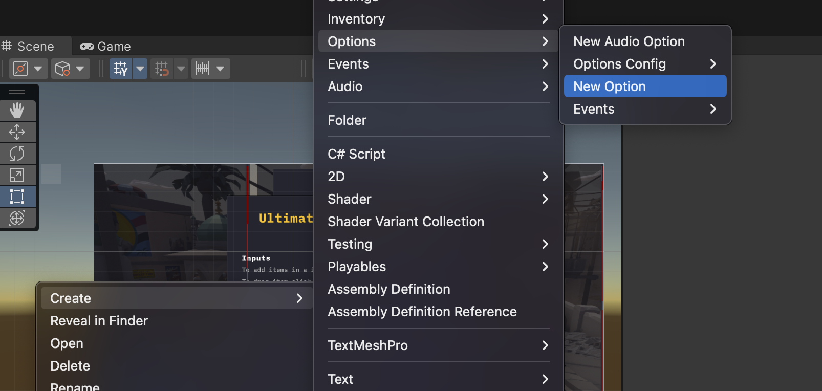 Creating an Item Option So - Ultimate Grid Inventory - Docs RushAssets